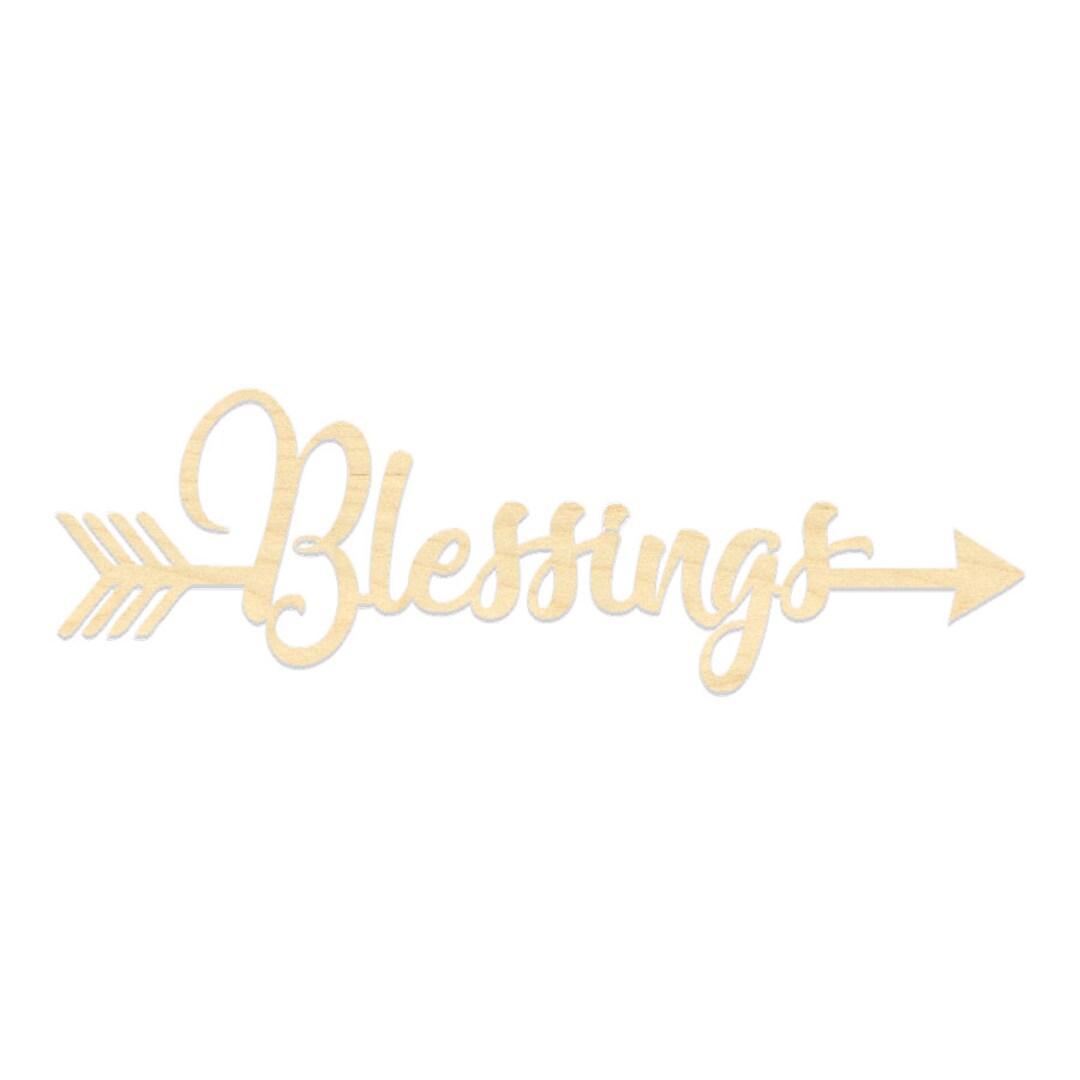 Blessings Arrow Sign Blessings Sign With Arrow Blessings - Etsy