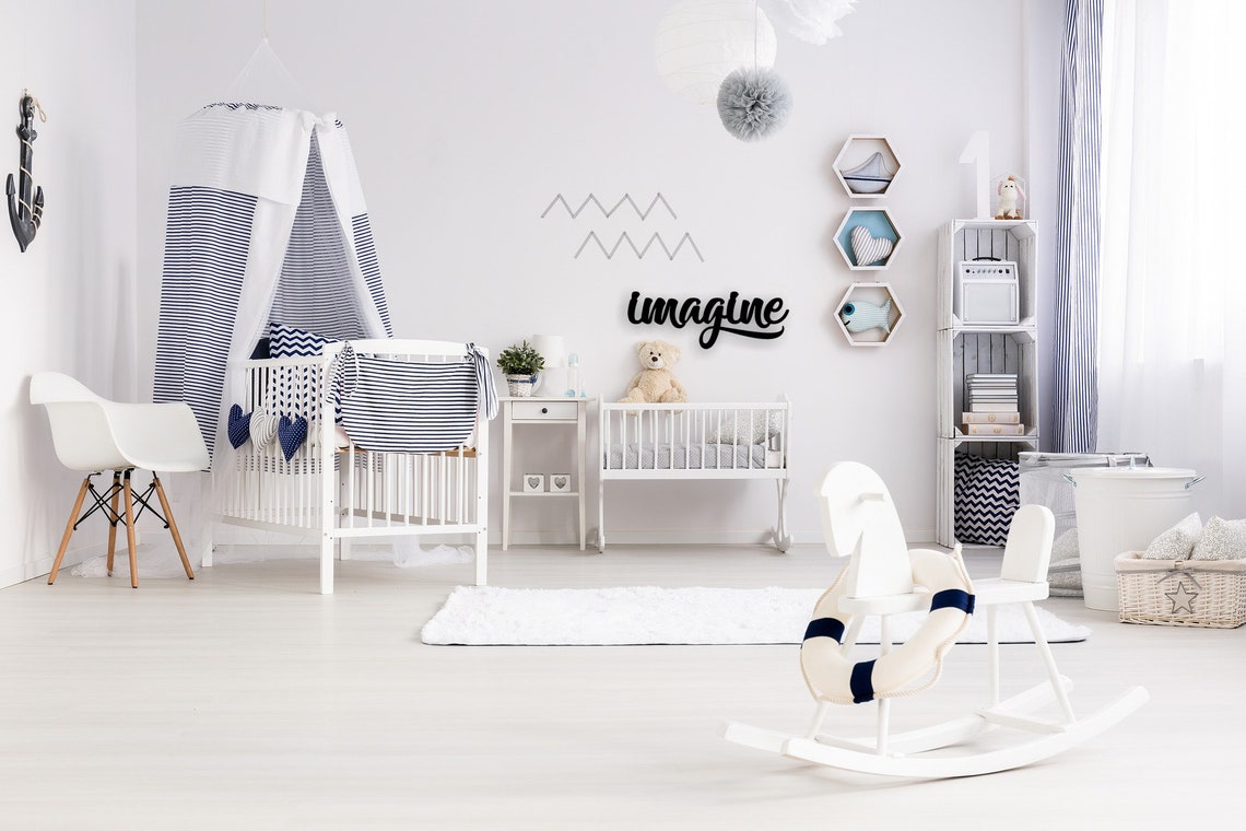 Imagine Sign Imagine Laser Cut Wording - Etsy