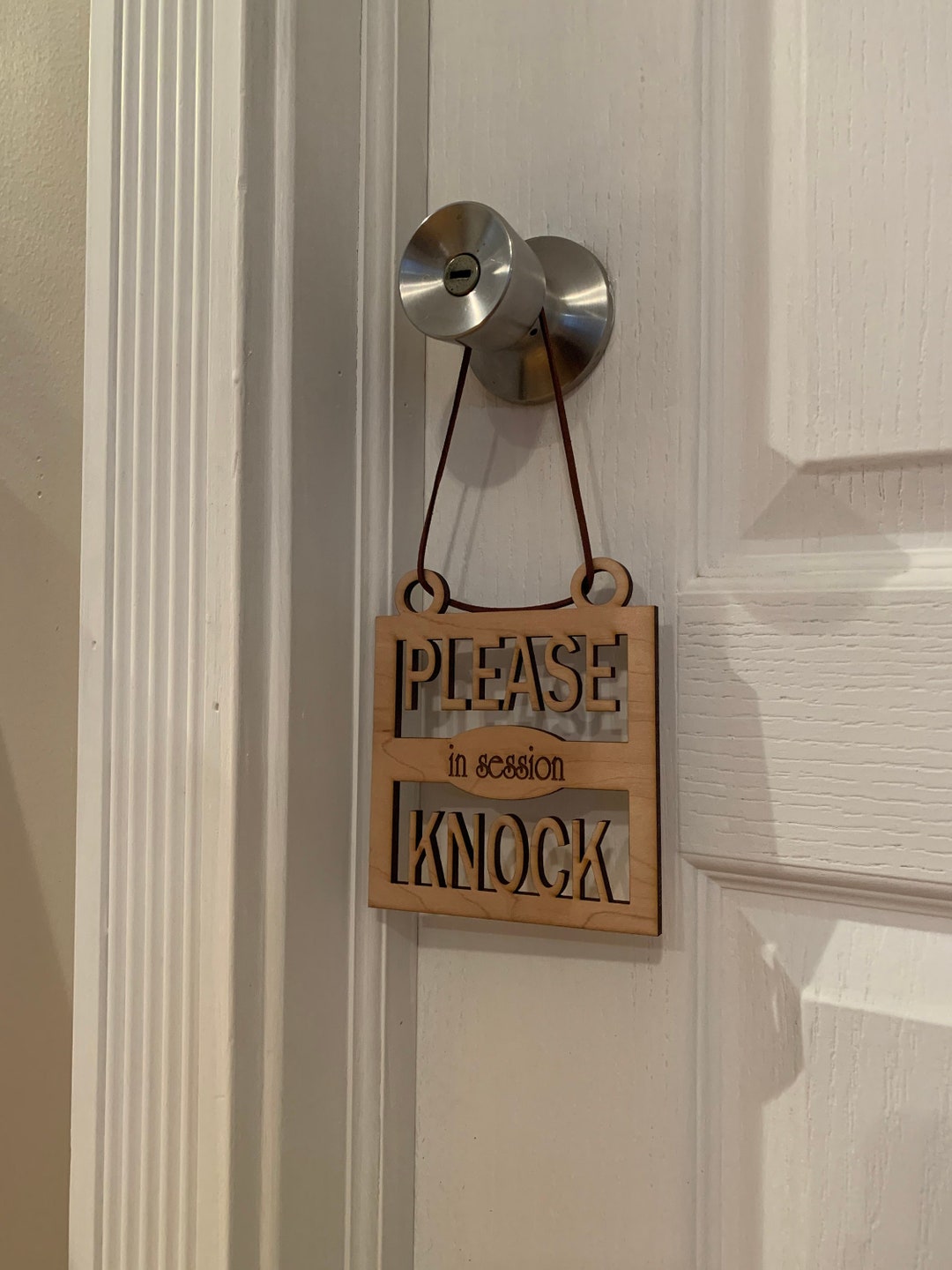 In Session Sign- Please Knock Door Sign- Office Sign- Home Office Door ...