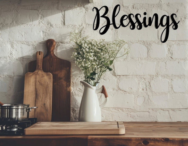 Blessings Sign- Laser Cut Blessings Wording - Etsy