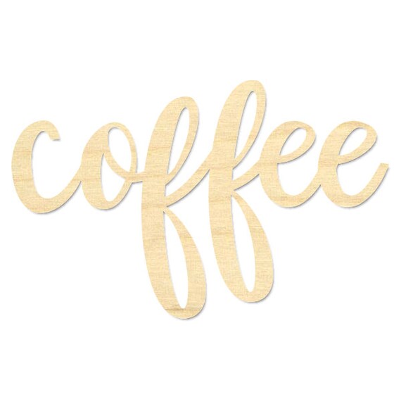 Coffee Coffee Wording Sign | Etsy