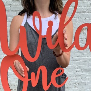 Wild One Sign- Wild One Wooden Wording- First Birthday Backdrop - Etsy