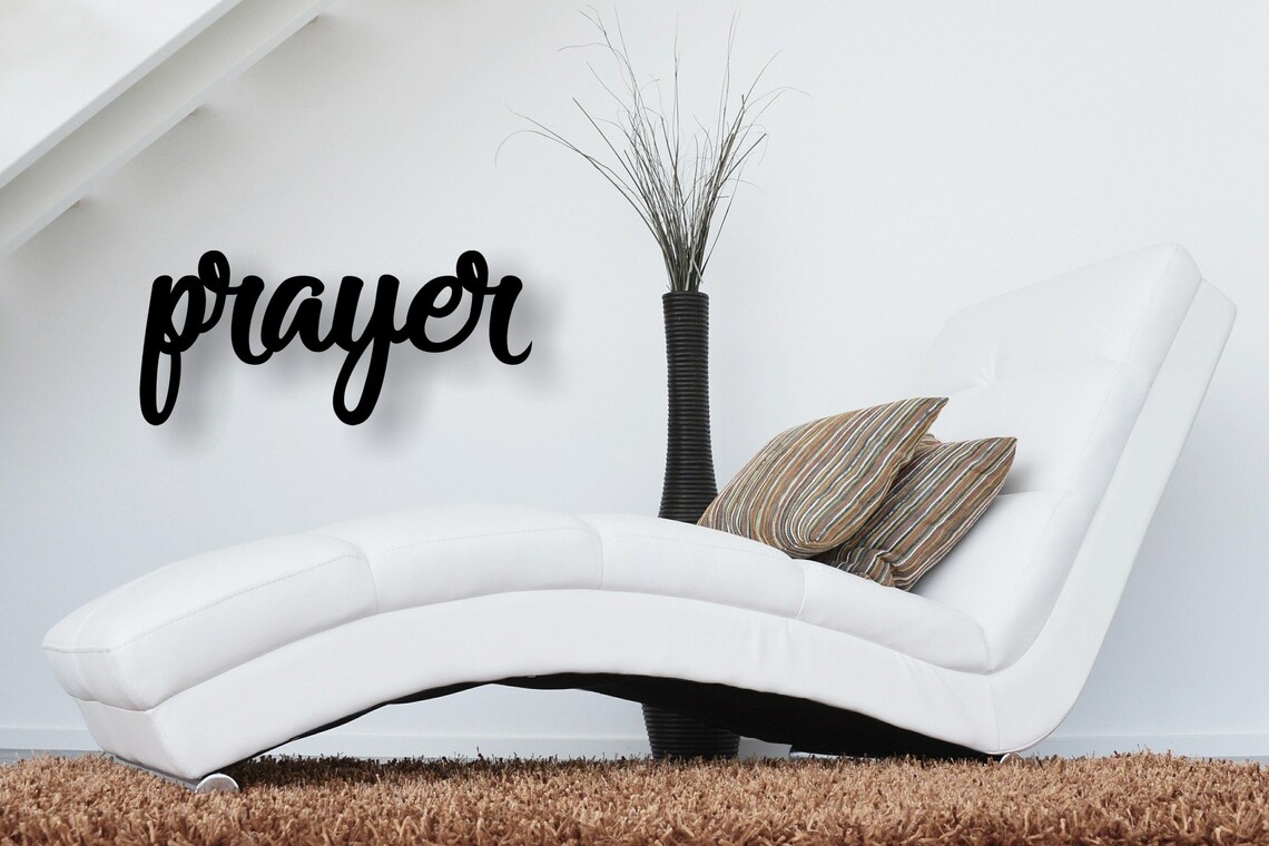 Prayer Wording-laser Cut Prayer Sign - Etsy