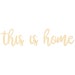 This is Home Backdrop Sign This is Home Wooden Wording This - Etsy