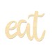 Eat Sign Eat Kitchen Sign Eat Laser Cut Wording Eat - Etsy