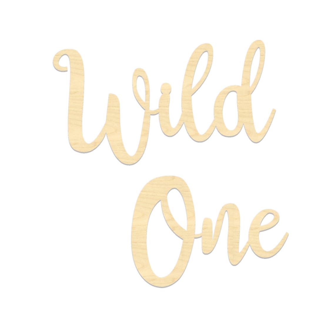 Wild One Sign Wild One Wooden Wording First Birthday - Etsy
