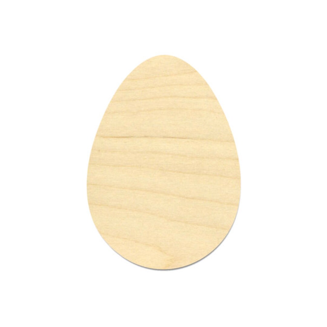 Easter Egg Cut Out Shape- Unfinished Easter Egg Laser Cut Out- Easter ...