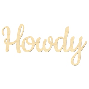 Howdy Sign- Howdy- Hello Sign- Wooden Script Sign- Cowboy Décor - Etsy