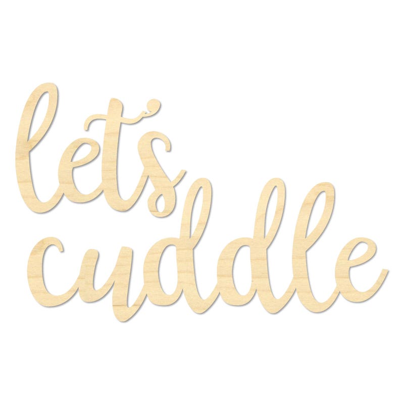 Lets Cuddle Sign - Etsy