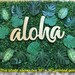 Aloha Sign Aloha Wall Sign Hello Wording Cut Out Sign - Etsy