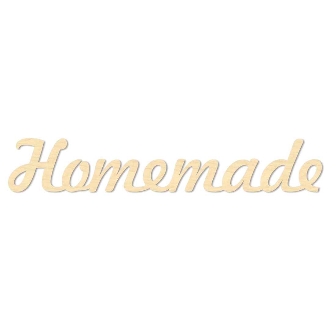 Homemade Sign- Kitchen Sign- Homemade Wooden Wording - Etsy
