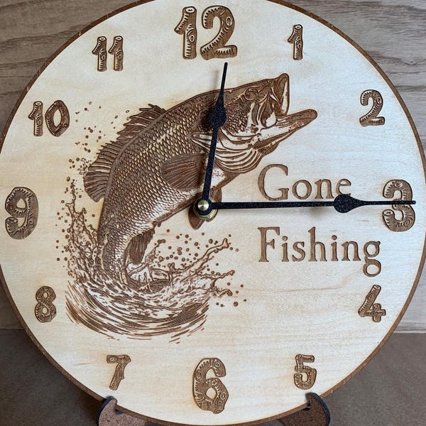 Fish Clock - Etsy
