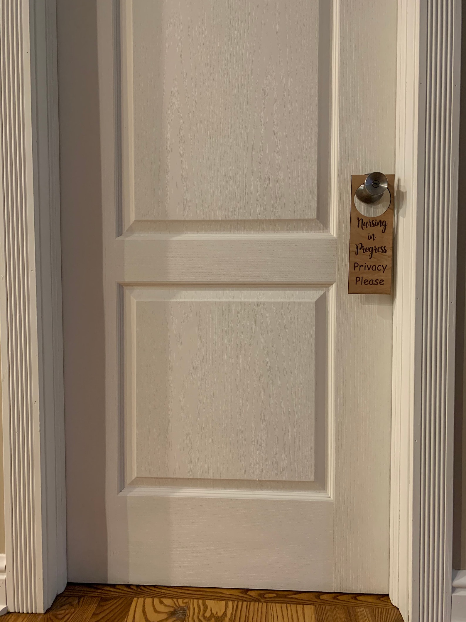 Nursing Door Sign- Privacy Please Door Hanger- Breastfeeding Door Sign ...