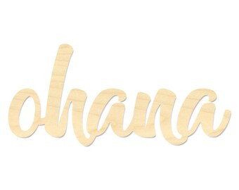 Ohana Sign - Etsy