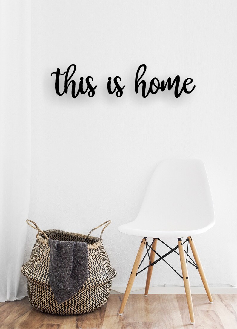 This is Home Backdrop Sign This is Home Wooden Wording This - Etsy