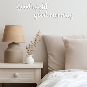 Good Night Good Morning Signs- Good Night Sign- Good Morning Sign ...