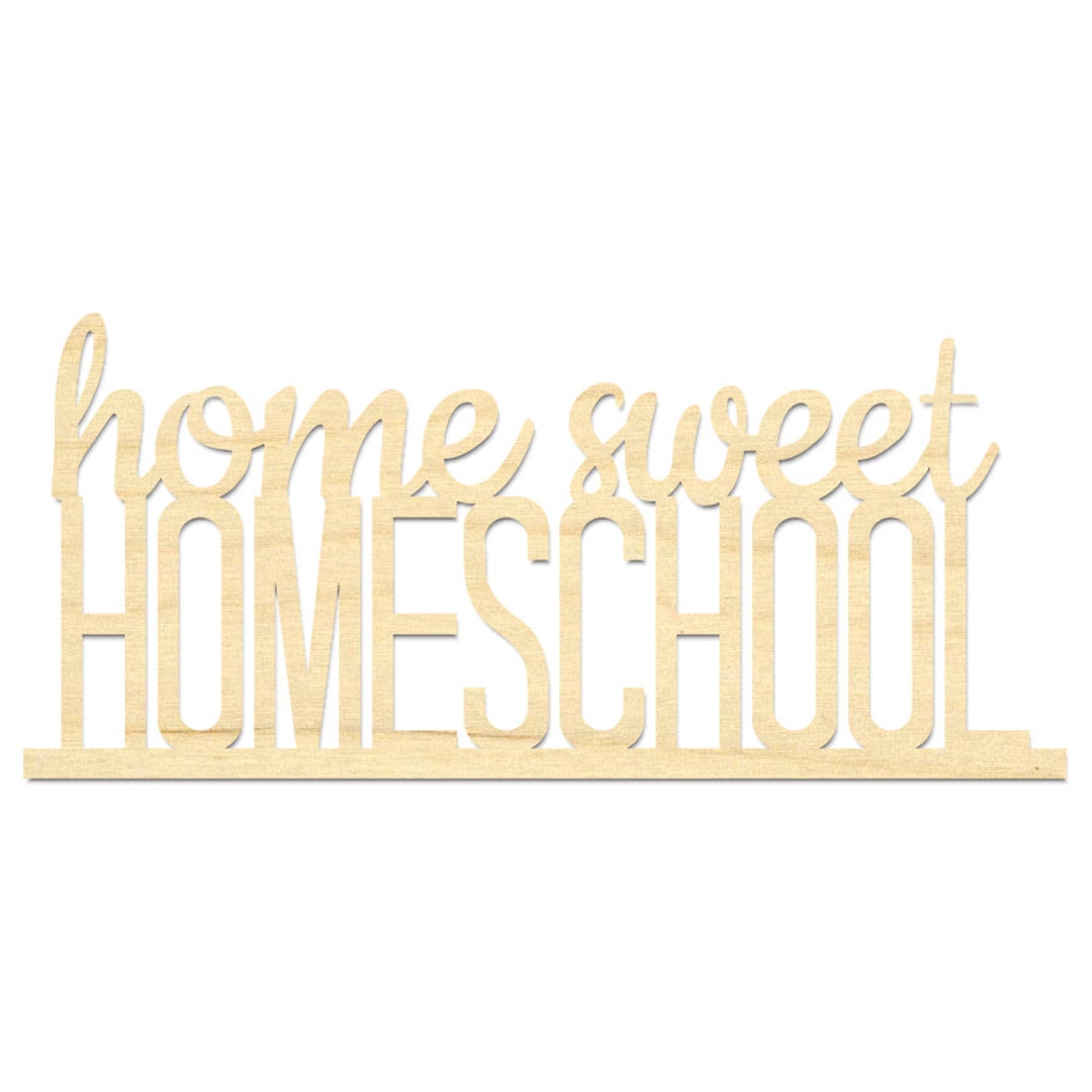 Handcrafted Wooden Homeschool Sign- Perfect for Learning Spaces - Etsy