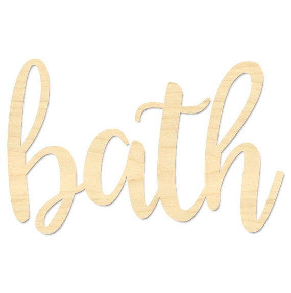 Bath Sign Bathroom Sign Bathroom Decor | Etsy