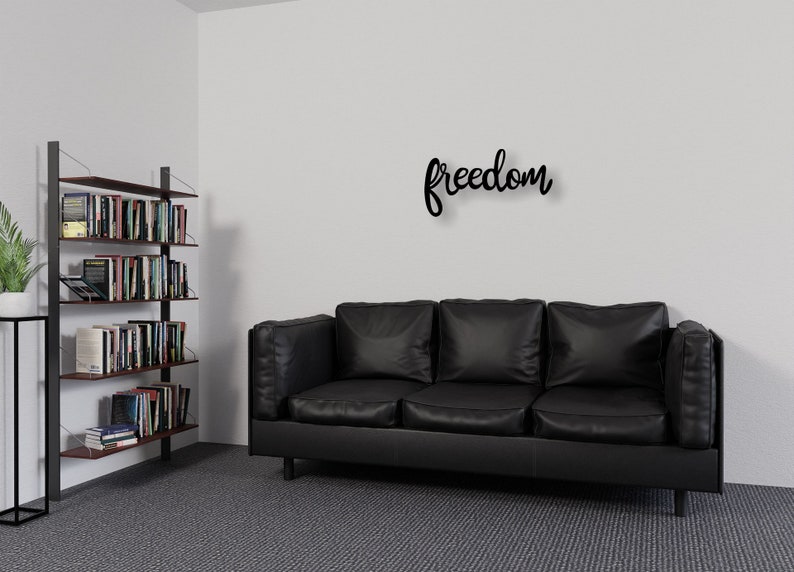 Freedom Laser Cut Wording - Freedom Sign - Etsy