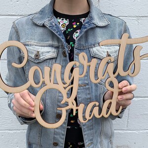Congrats Grad Sign-congrats Grad Backdrop Sign - Etsy
