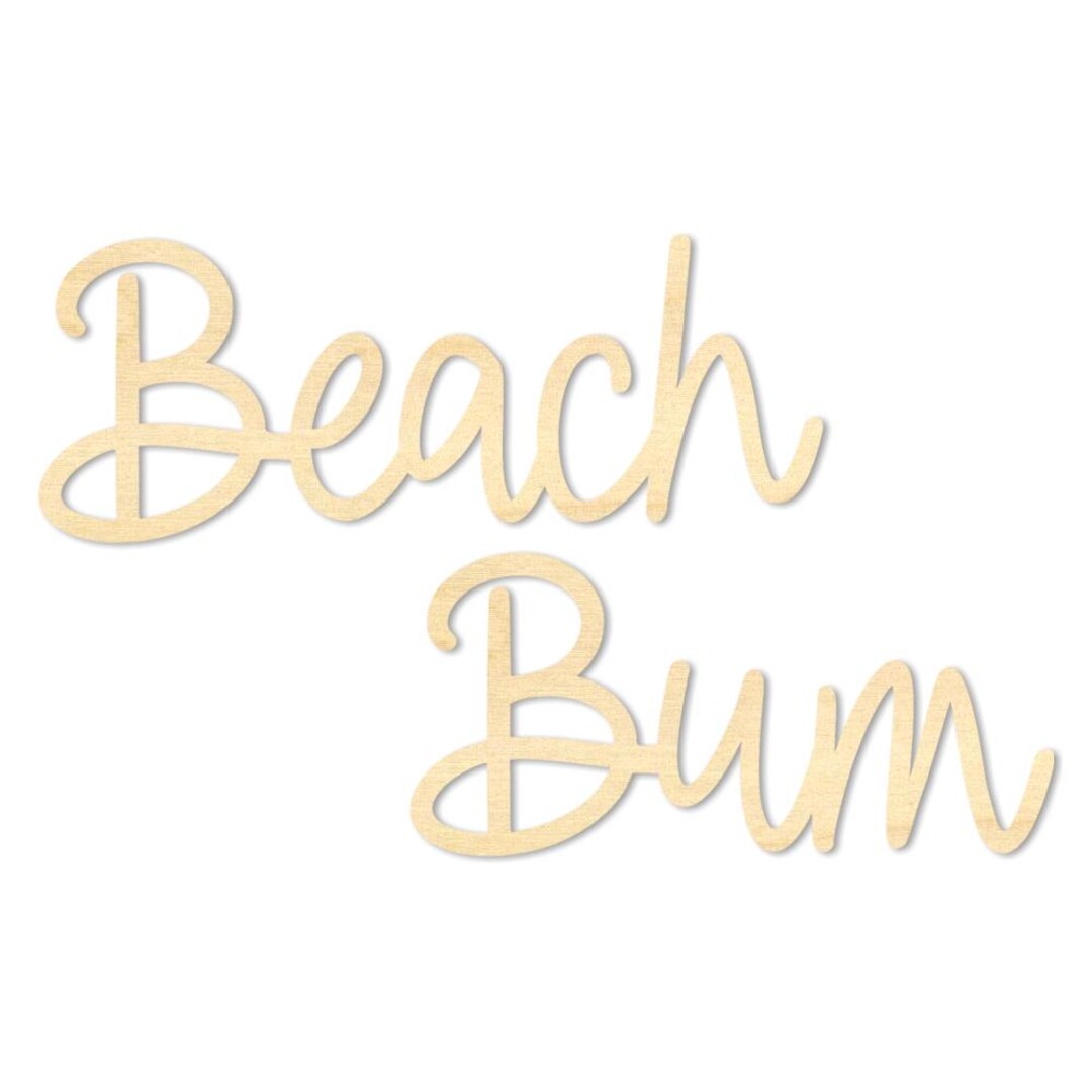 Wooden Beach Bum Sign – Perfect for Your Beach House or Patio - Etsy