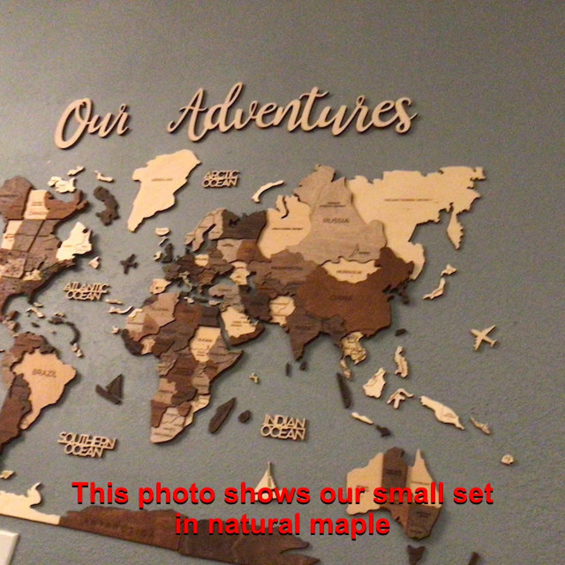Our Adventures Sign-our Adventures Wooden Wording - Etsy