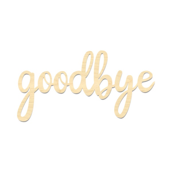 Goodbye Door Sign - Etsy
