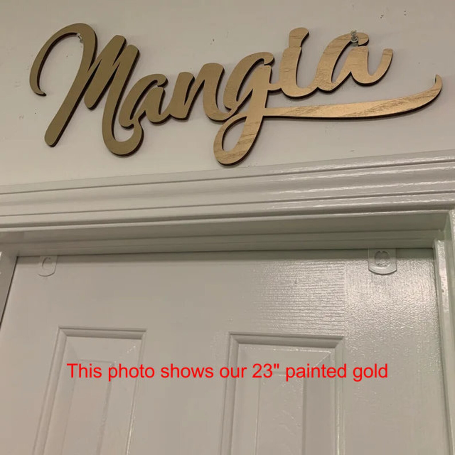 Mangia-laser Cut Mangia Sign | Etsy