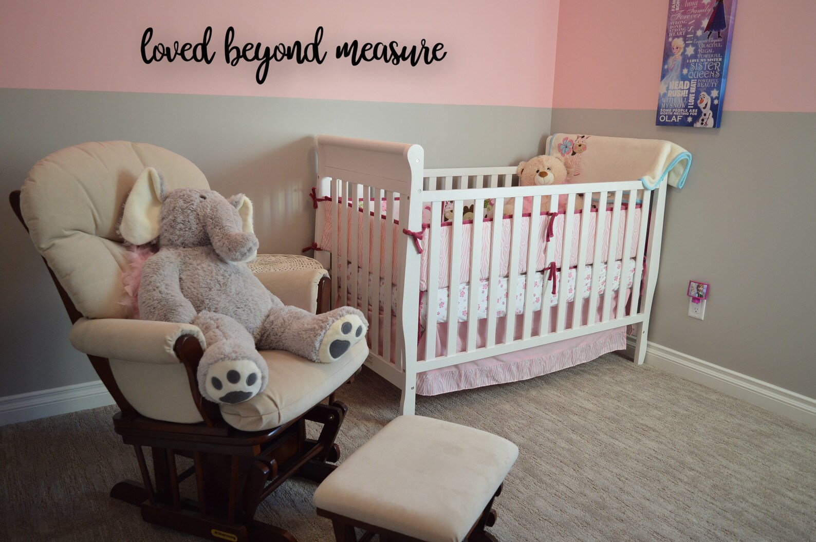 Loved Beyond Measure Sign Growth Chart Sign | Etsy