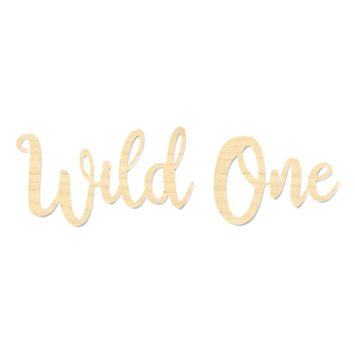 Wild One Sign Wild One Wooden Wording | Etsy