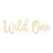Wild One Sign Wild One Wooden Wording | Etsy