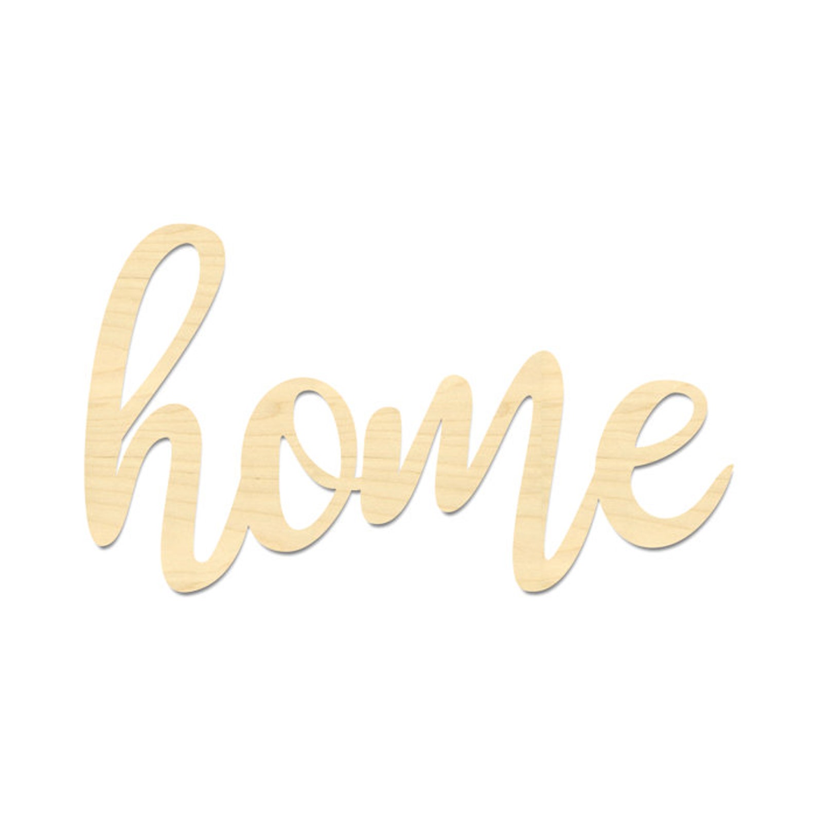 Laser Cut Home Sign- Home Sign- Home Wording Cut Out - Etsy