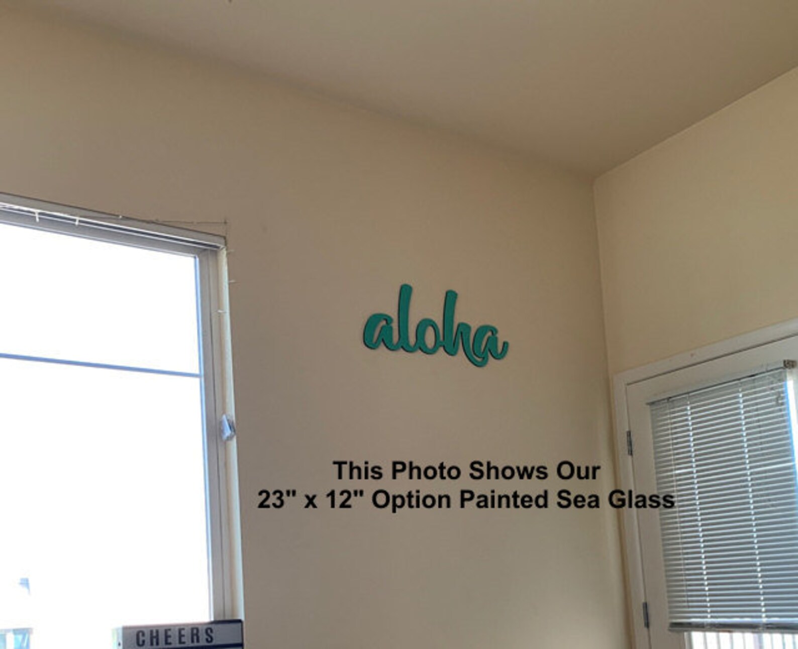 Aloha Sign Aloha Wall Sign Hello Wording Cut Out Sign | Etsy