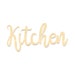 Kitchen Sign- Laser Cut Kitchen Sign- Kitchen Cut Out Wording - Etsy