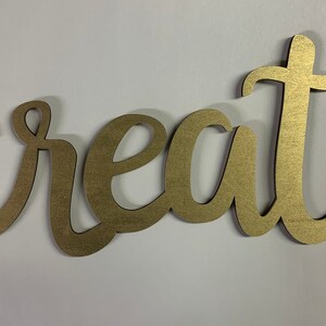 Create Sign- Create Wall Sign- Create Laser Sign - Etsy