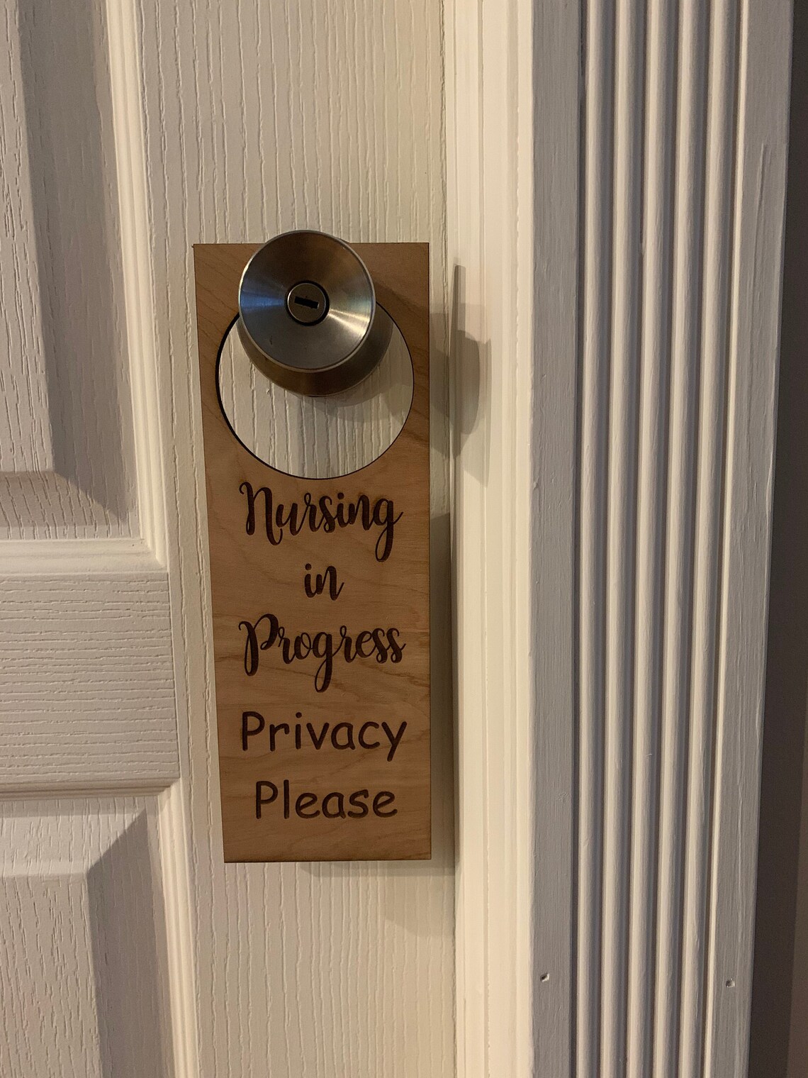 Nursing Door Sign Privacy Please Door Hanger Breastfeeding - Etsy