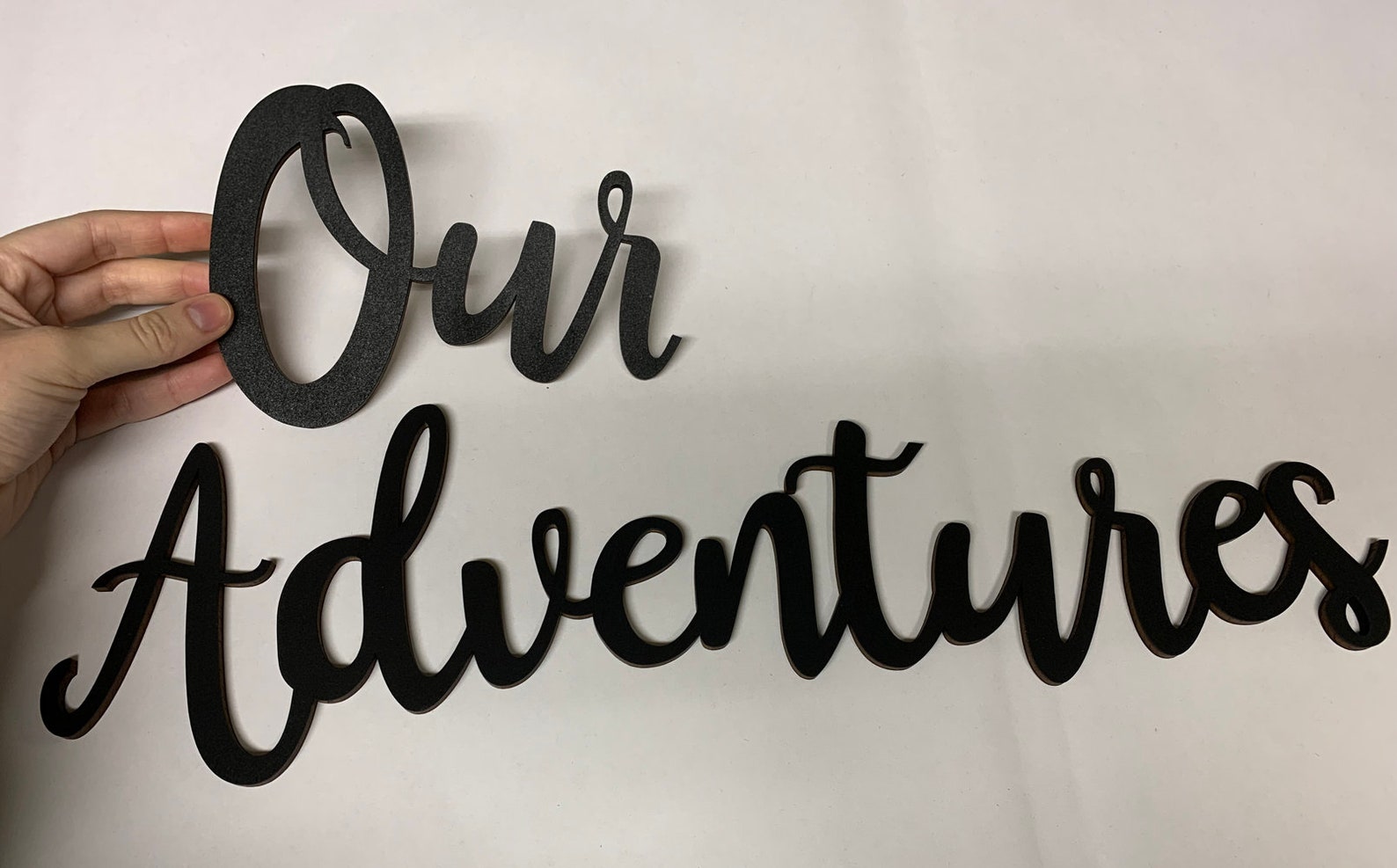 Our Adventures Sign-our Adventures Wooden Wording - Etsy
