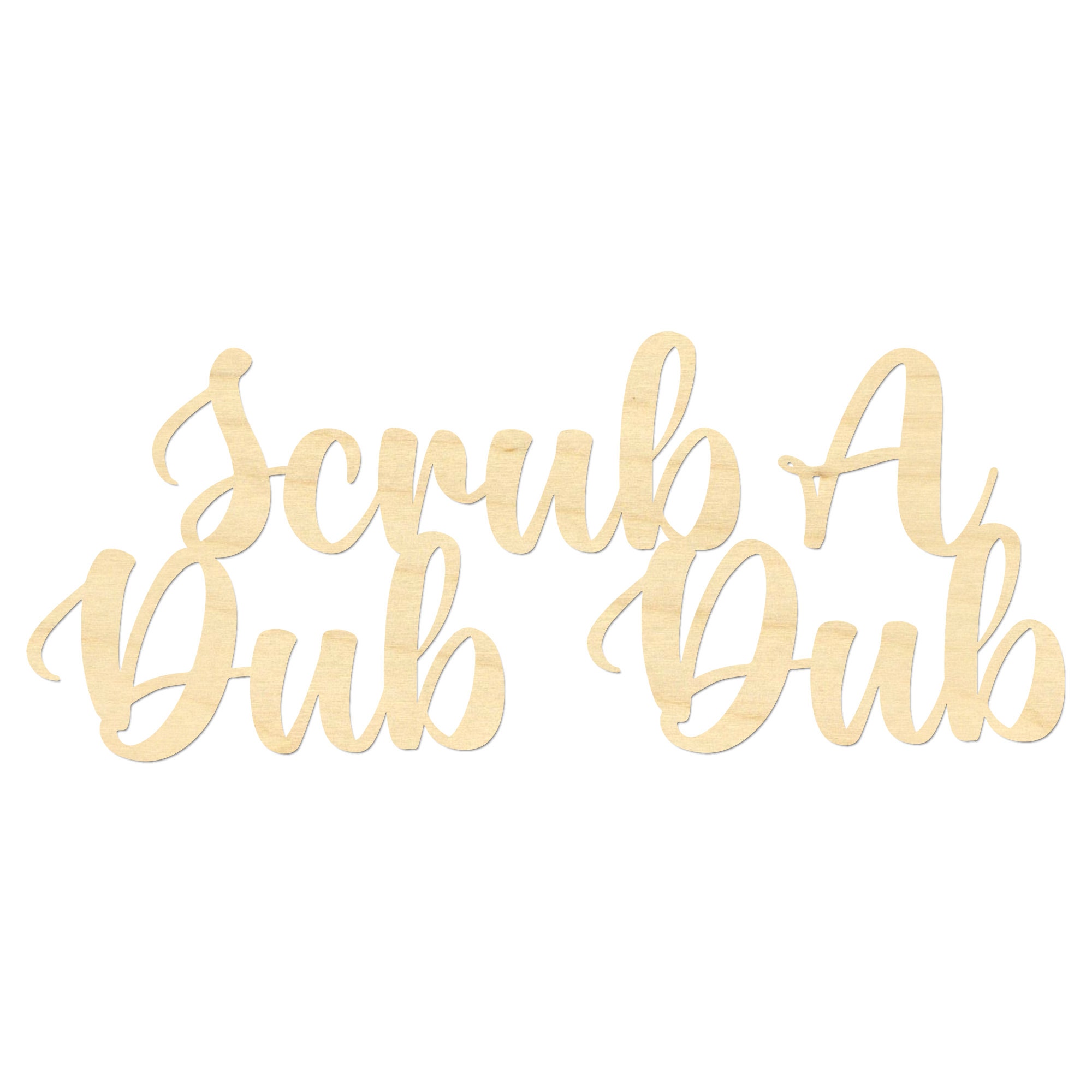 Scrub A Dub Dub Bathroom Sign - Etsy.de