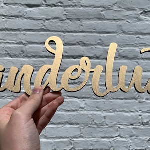 Wanderlust- Wanderlust Laser Cut Wording - Etsy