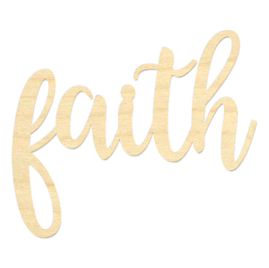 Faith Sign Faith Wording Sign Faith - Etsy