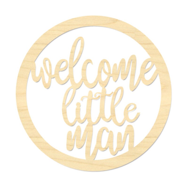 Welcome Little Man Sign Baby Shower Door Wreath | Etsy