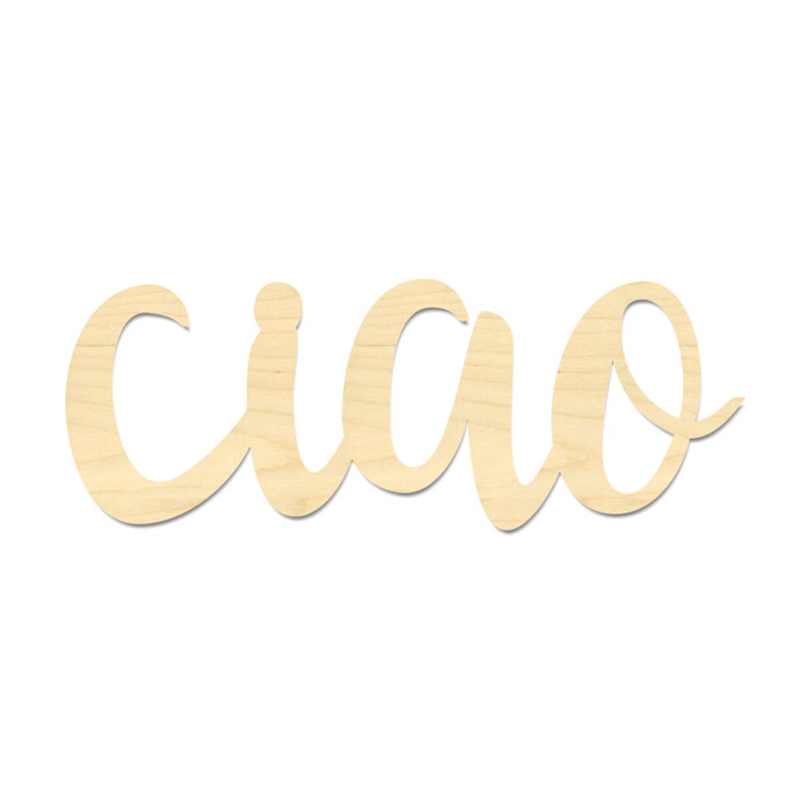 Ciao Sign Italian Hello Sign Hello Sign Laser Cut Ciao - Etsy