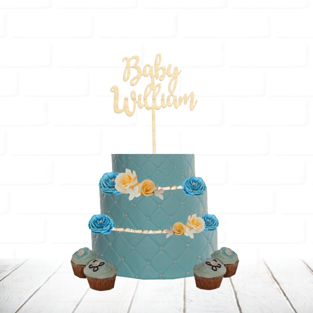 Personalized Baby Cake Topper- Baby Shower Cake Topper - Etsy