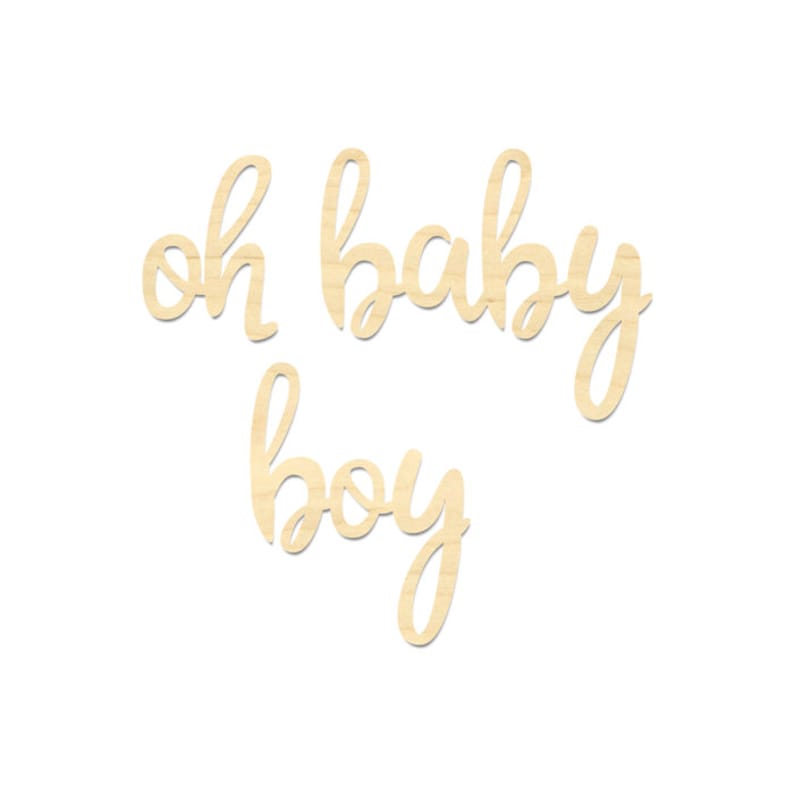 Oh Baby Boy Sign- Oh Baby Wording Sign - Etsy