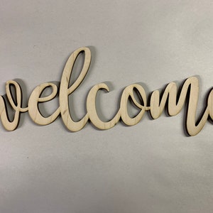 Welcome Sign- Welcome Wall Sign- Welcome Wording - Etsy