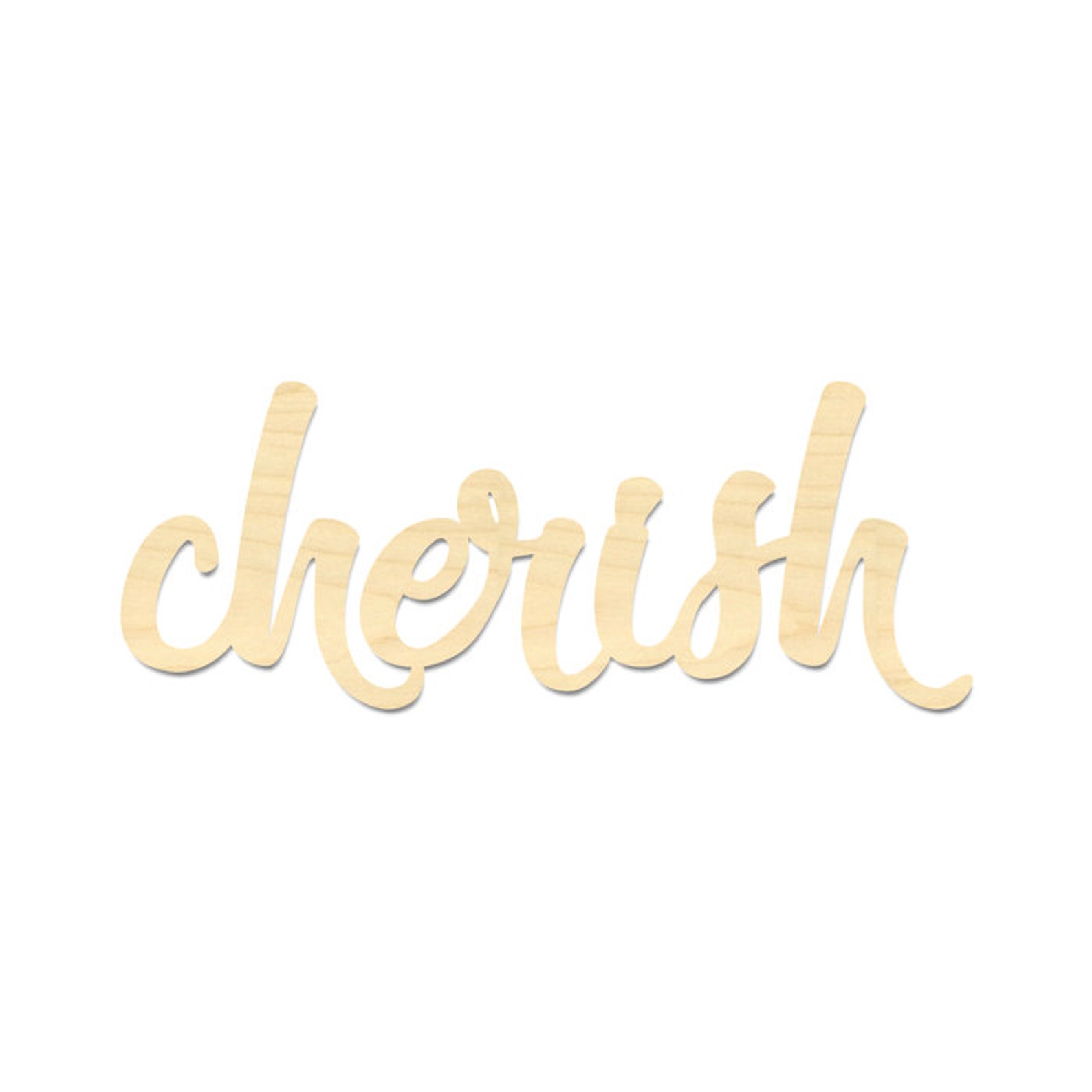 Cherish Sign Cherish Wall Sign Cherish Wording Cut Out Sign - Etsy