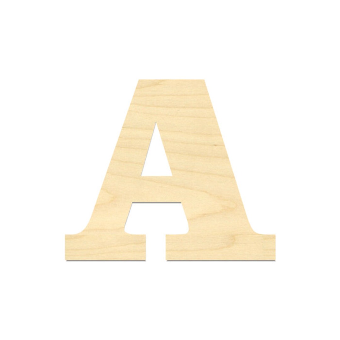 Wooden Letter- Alphabet Letters- Laser Cut Letter- Monogram Letter - Etsy