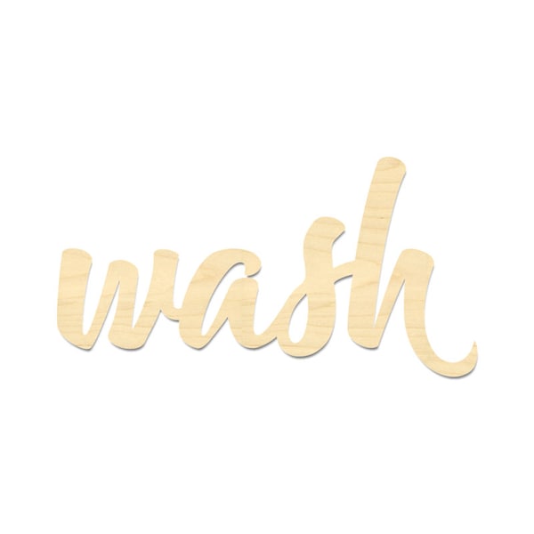 Wash Letters - Etsy