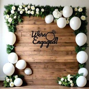We're Engaged Sign- Engagement Ring Sign- Engagement Announcement - Etsy