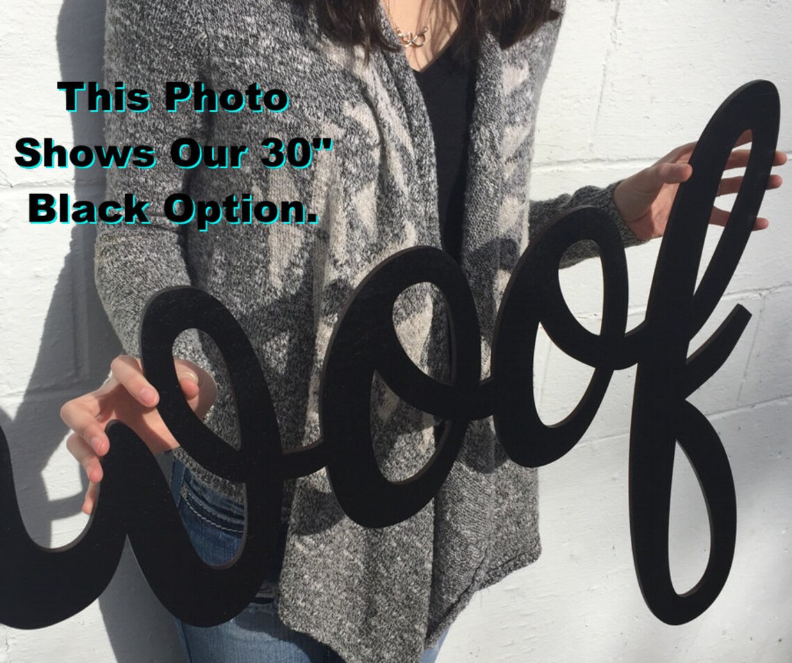 Woof Script Wording Woof Wording Woof Sign - Etsy